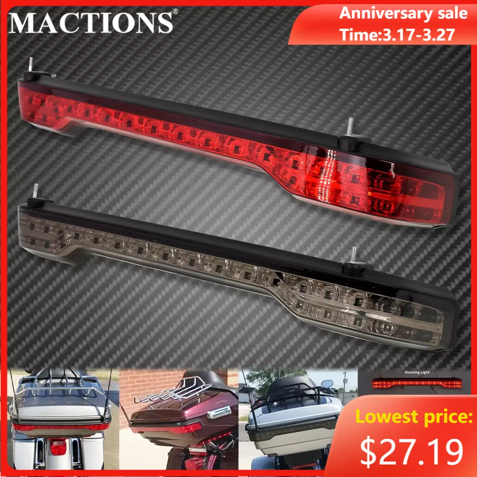 Led Tail Tour Pack Light Harley Touring | Turn Signal Light Touring ...