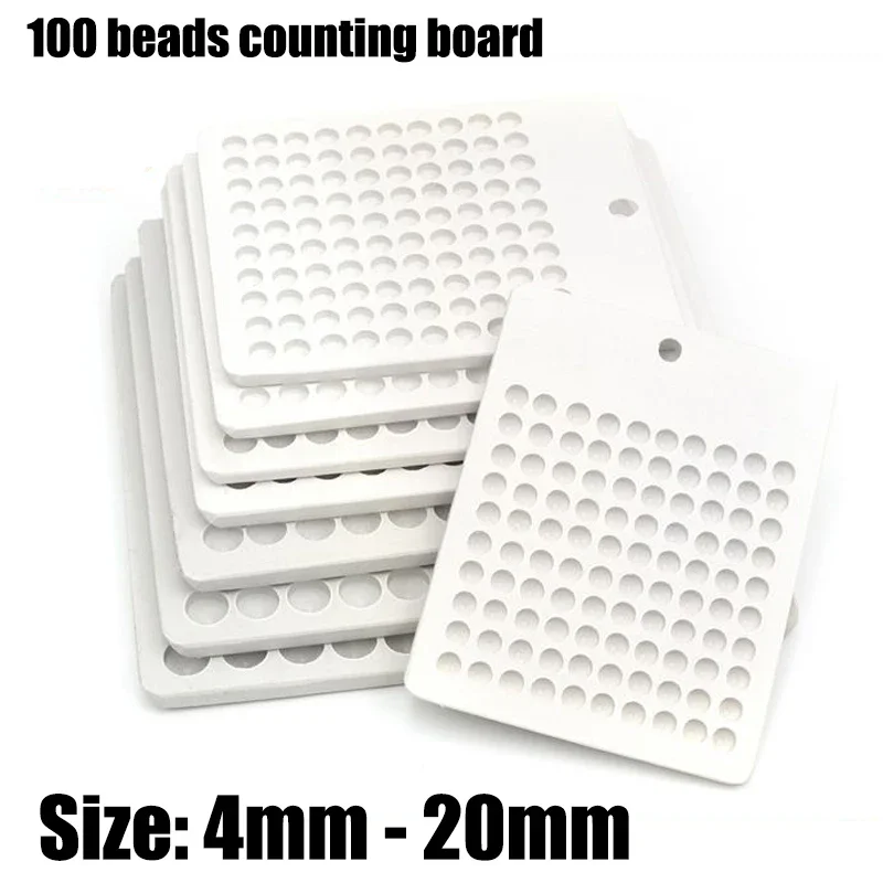 100-Hole-Plastic-Bead-Counter-Board-Quick-Counting-Tray-ABS-DIY-Tool ...