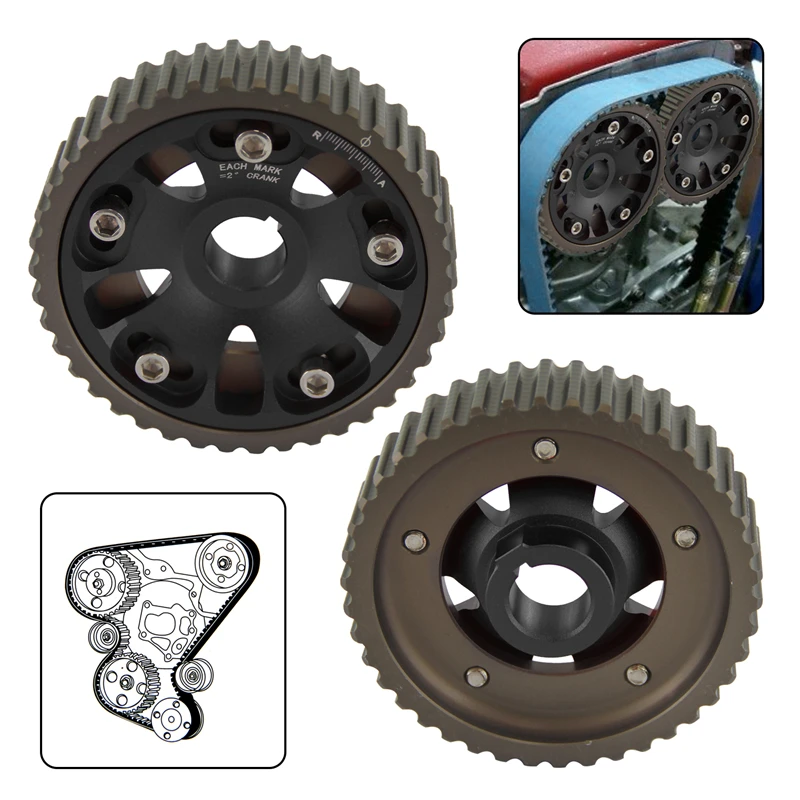 2pcs-Adjustable-Cam-Gears-Fit-for-Honda-Accord-SiR-T-Prelude-Base-Type ...
