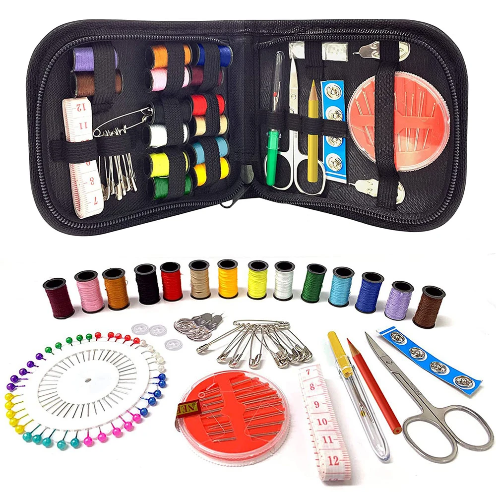 27-68-98Pcs-Sewing-Kits-Needle-Thread-Box-Set-DIY-Embroidery-Material ...