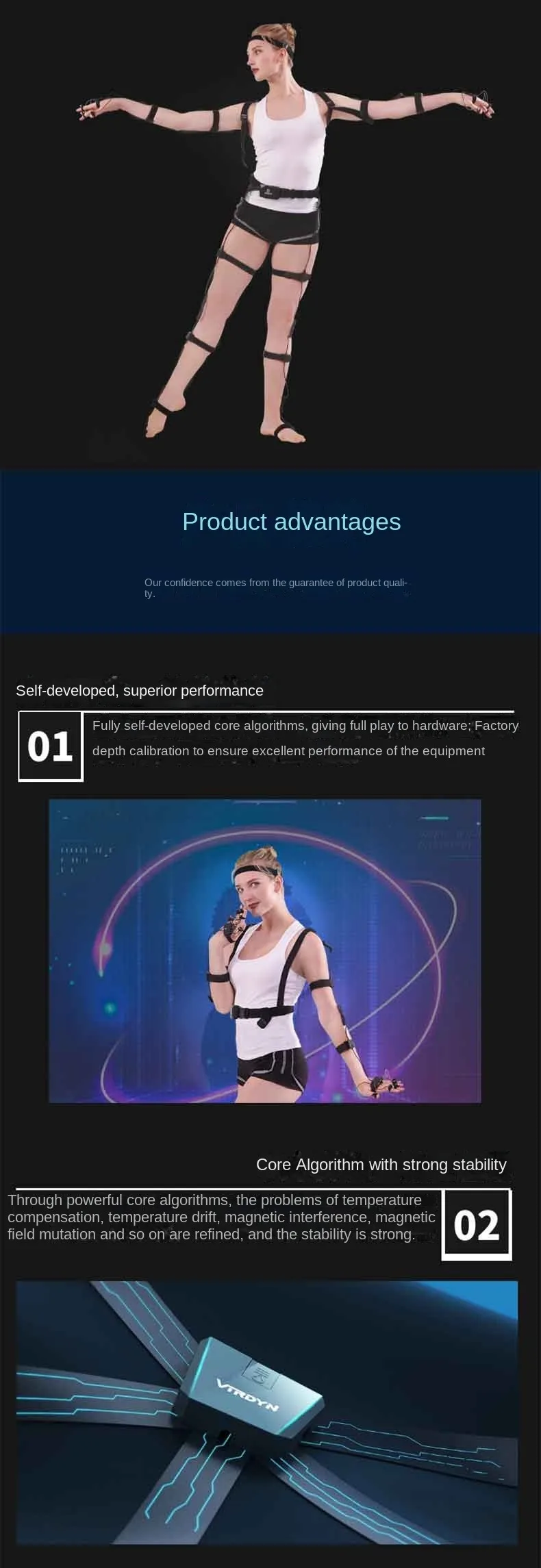 VIRDYN VDSuit Full Body Action Animation Motion Capture Equipment Inertial Motion Capture System ...