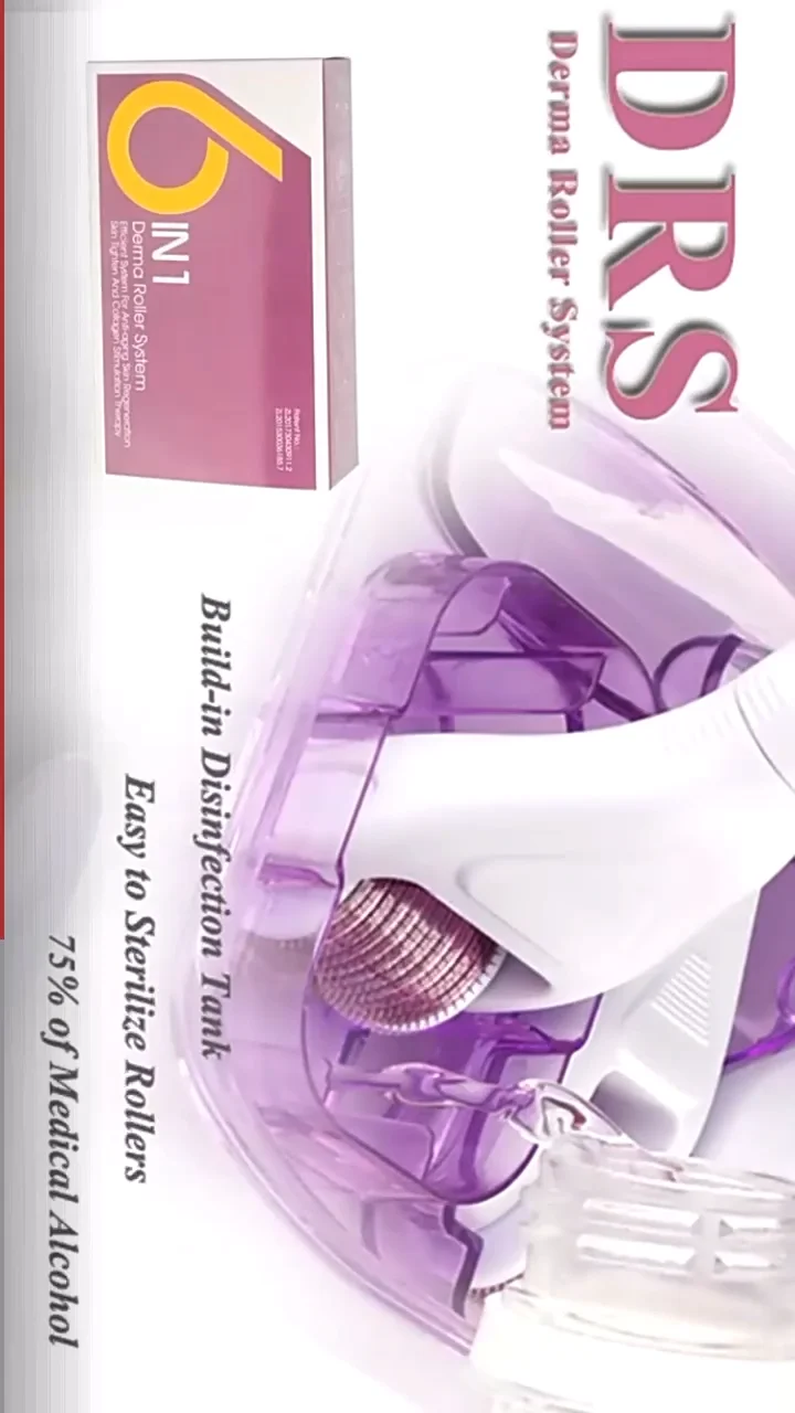 Derma Roller Micro Needle Roller Kit 6in 1 Hydra Microneedling Roller ...