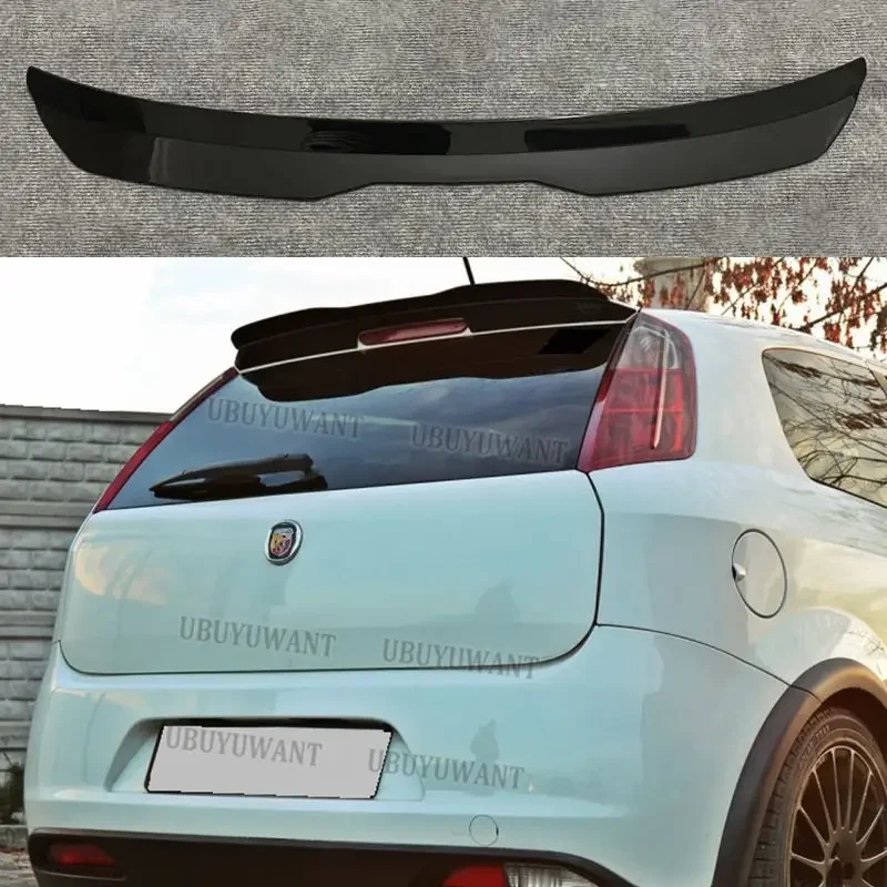 For-FIAT-Grande-Punto-Abarth-Spoiler-2007-To-2010-High-Quality-Carbon ...