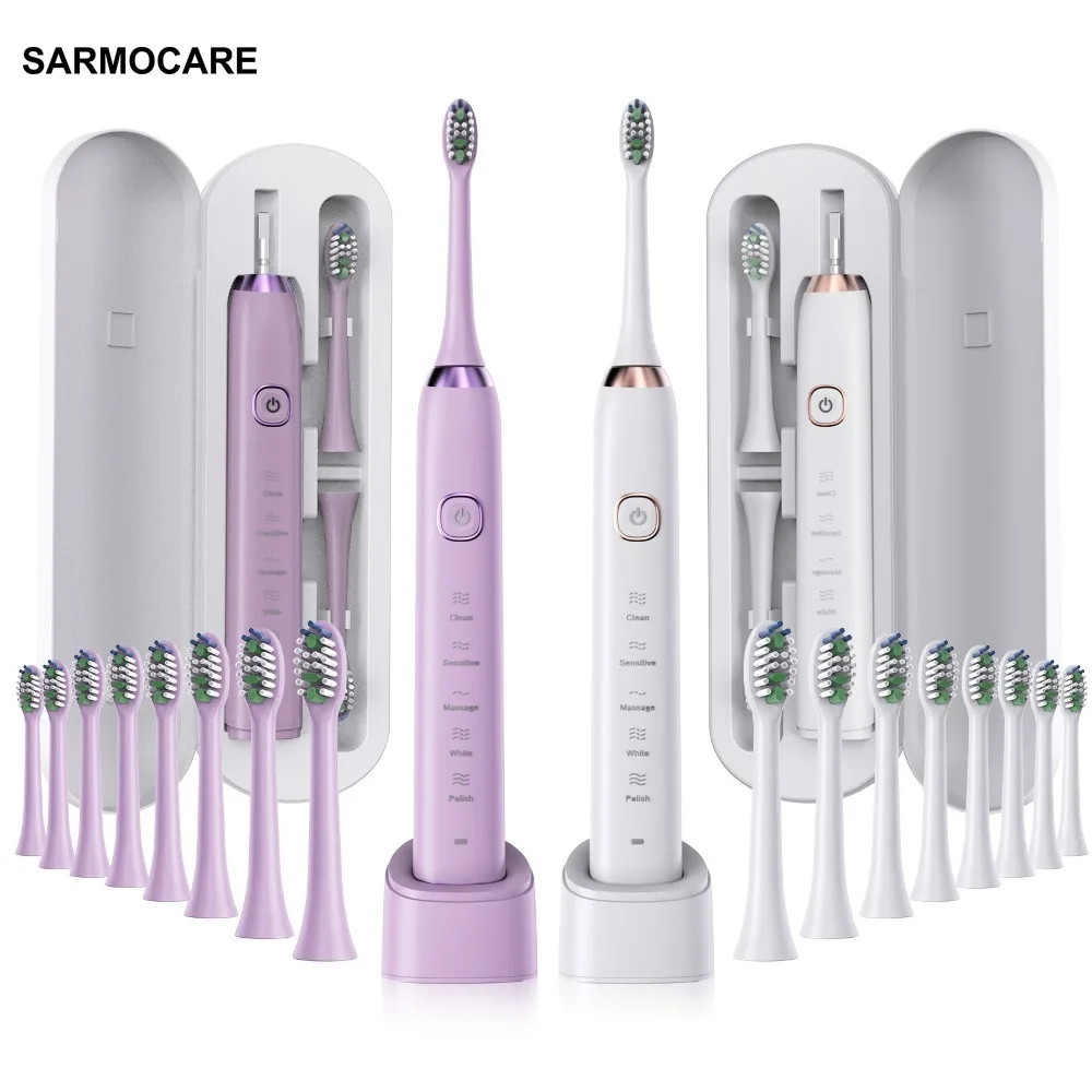 Sonic-Automatic-Electric-Teeth-Whitening-Toothbrush-Machine-5-Modes ...