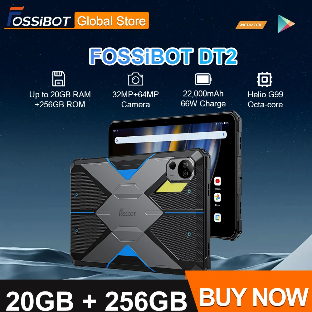 FOSSiBOT-Tableta-resistente-DT2-de-256-pulgadas-Tablet-PC-de-20GB-10-4 ...