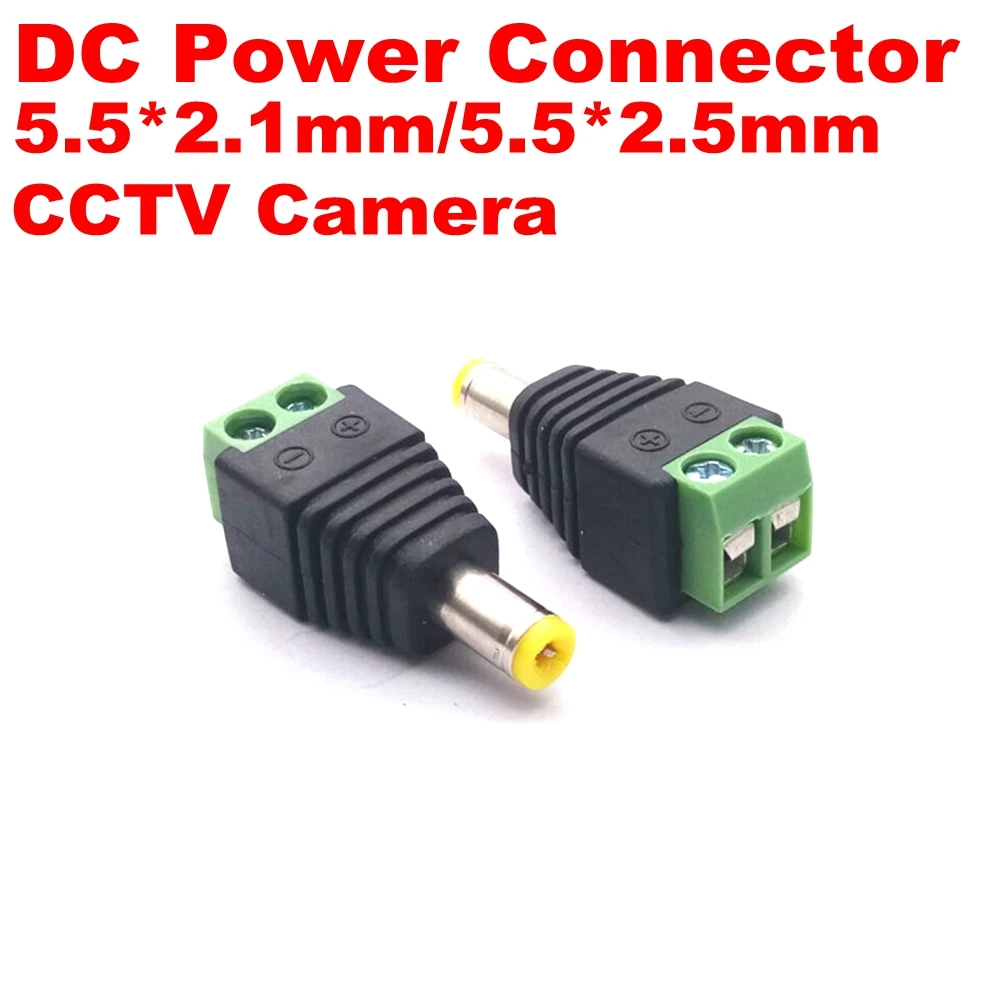 Female-Male-DC-Connectors-5-5mm-2-1mm-DC-Jack-5V-12V-DC-Power-Connector ...