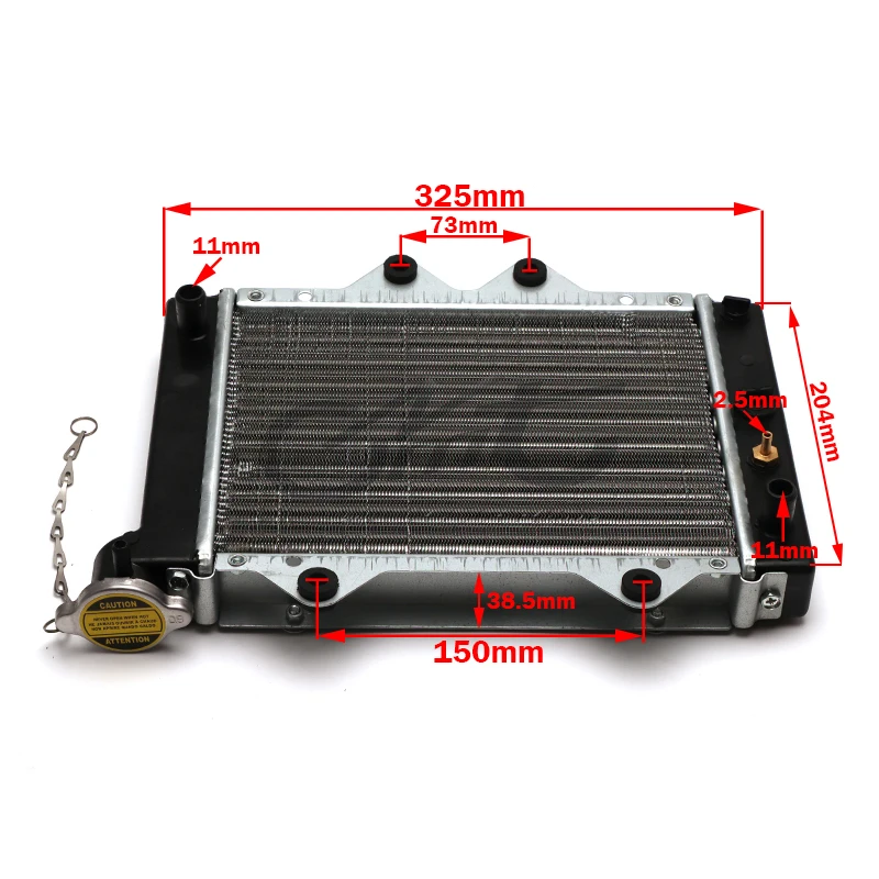 Motorcycle-universal-radiator-Motorcycle-tricycle-cooling-water-tank ...