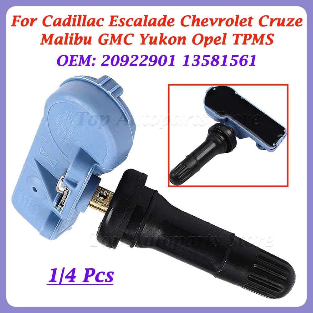 Tire-Pressure-Sensor-1-4-Pcs-For-Cadillac-Escalade-Chevrolet-Cruze ...