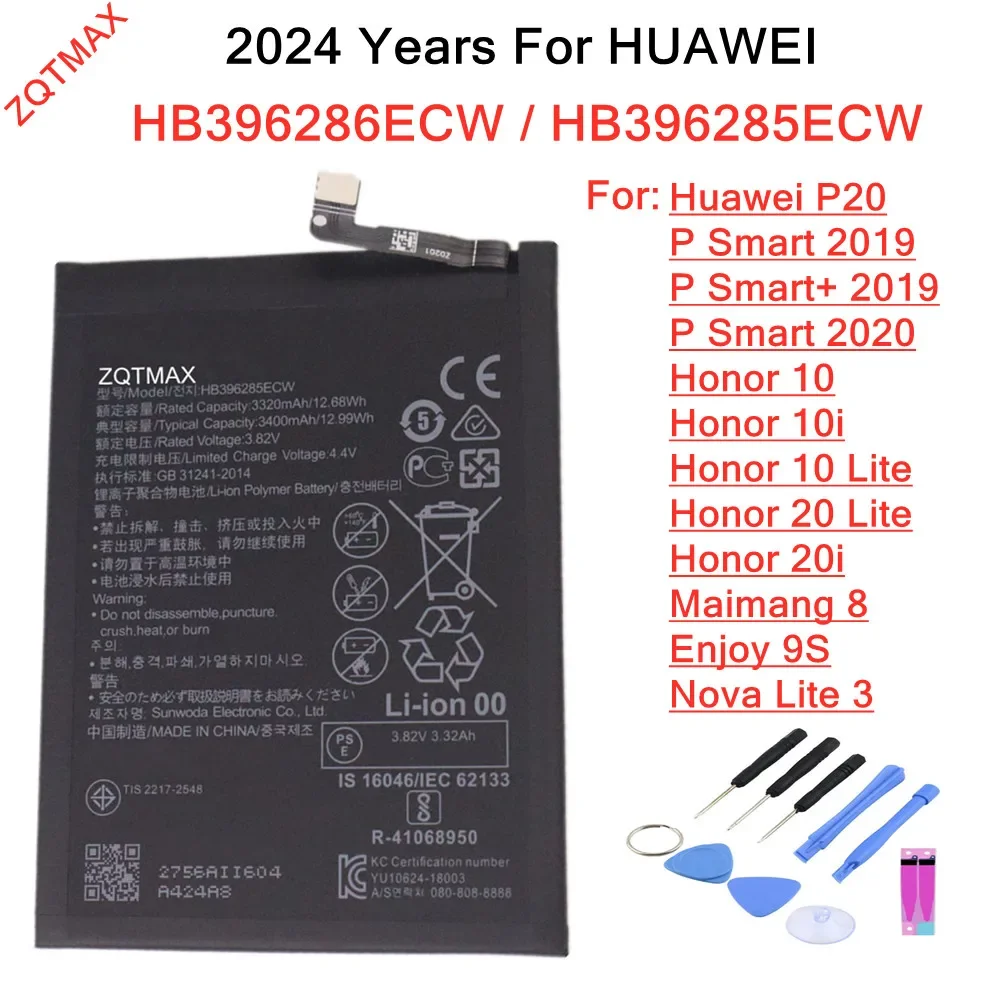 Bater-a-HB396286ECW-para-Huawei-Honor-10i-20i-10-20-Lite-P-Smart-2019 ...