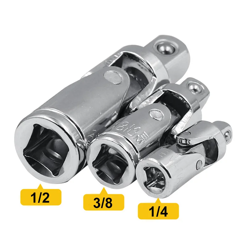 Universal Joint Set Ratchet Angle Extension Bar Socket Adapter Manual ...