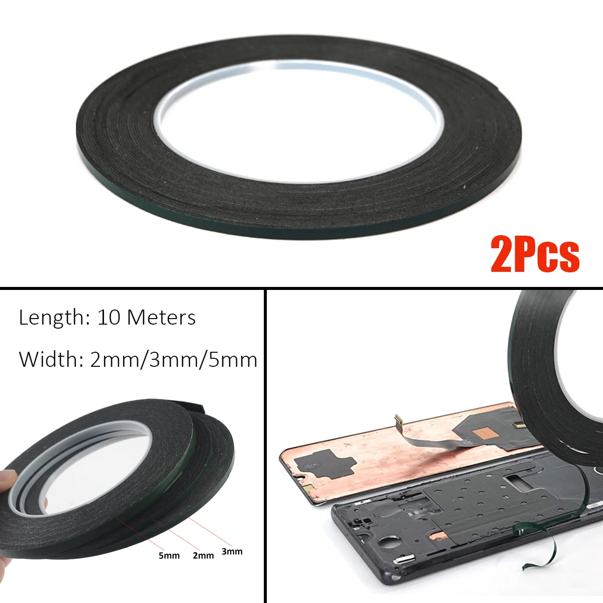 2pcs-Mobile-Phone-LCD-Curved-Screen-Back-Glass-Housing-Cover-Repair ...