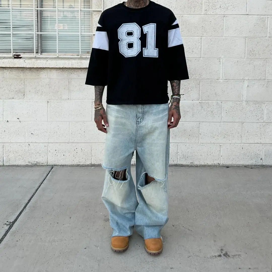 Summer-fashion-new-baseball-sports-letter-printed-T-shirt-tops-men-s ...