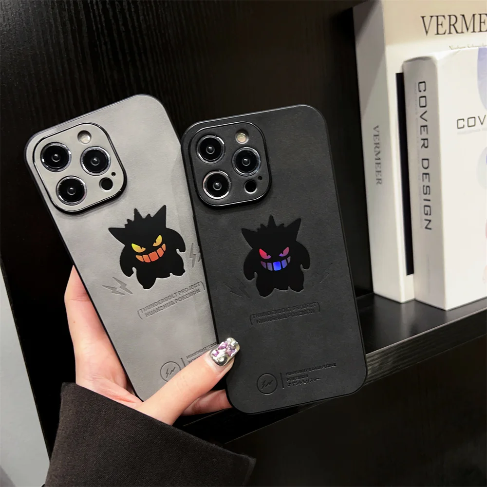 Pokemon Gengar Back Case for iPhone: The Ultimate Retro Leather Laser ...