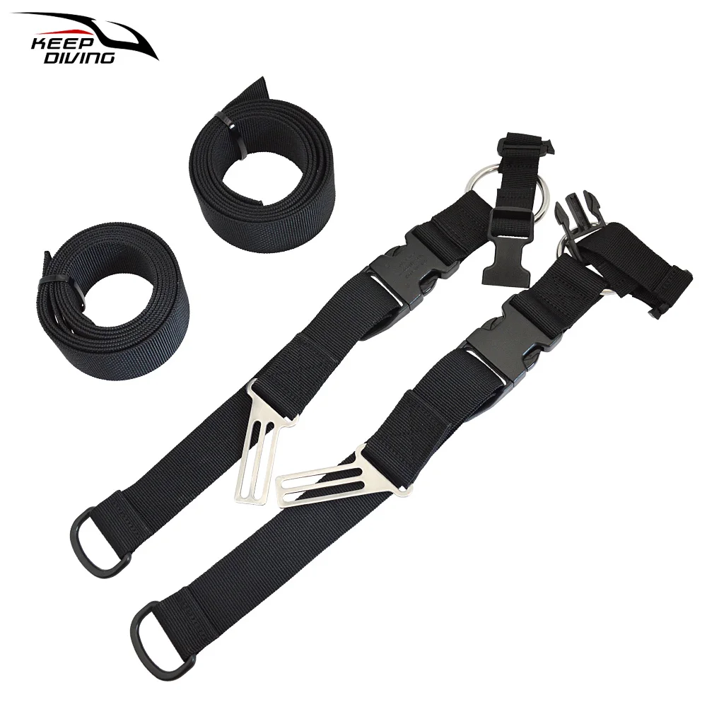 Scuba-Diving-Adjustable-Backplate-Quick-Release-Webbing-Set-BCD ...
