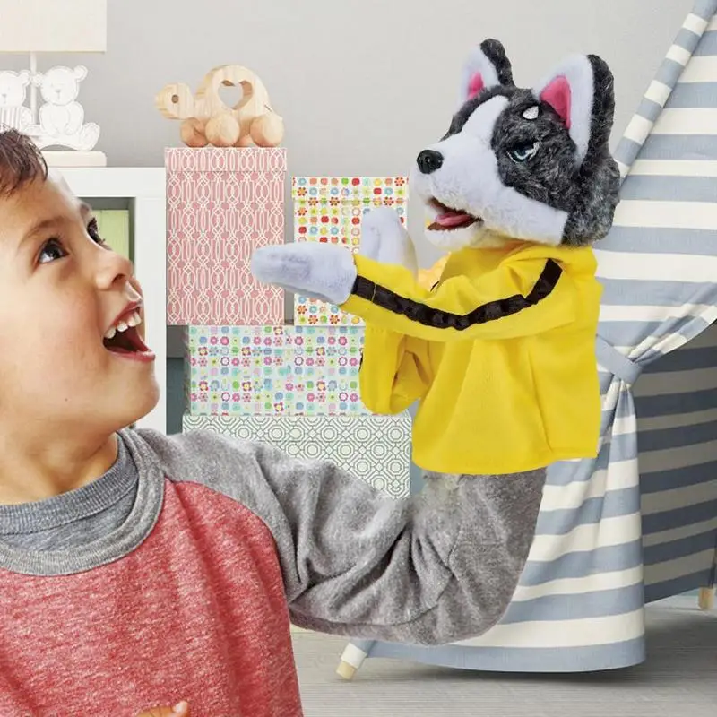 Dog-Puppet-Toy-Interactive-Boxer-Animal-Puppet-Doll-With-Sound-Boxing ...