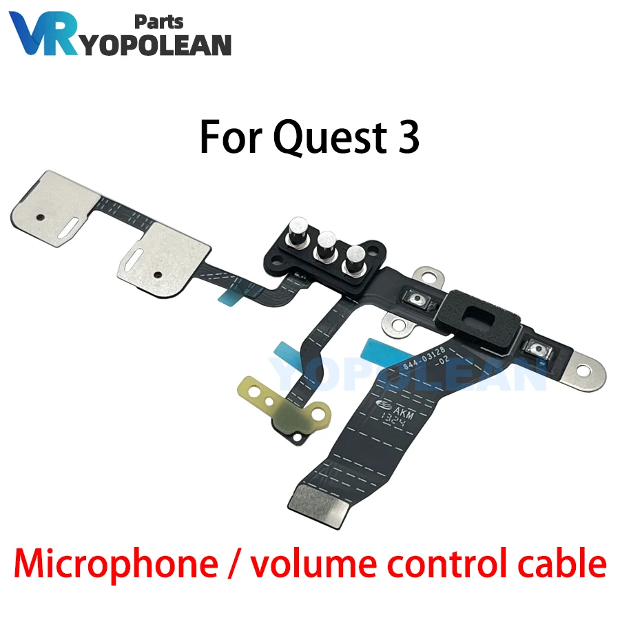 For Meta Quest 3 VR Headset Volume control cable microphone / Volume ...