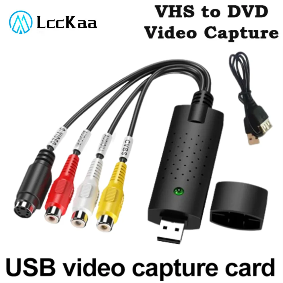 USB-2-0-Audio-Video-Capture-Card-TV-Tuner-With-USB-Cable-VHS-To-DVD ...
