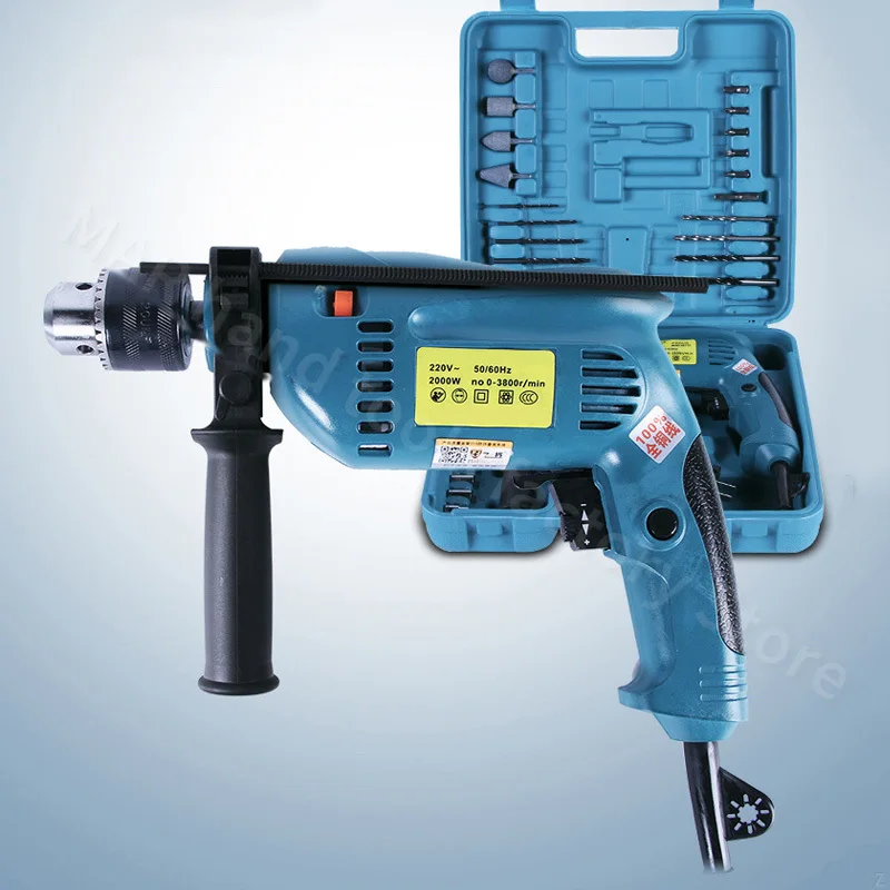 Electric-Drill-Electric-Handheld-Impact-Drill-Flat-Drill-Guns-220V ...