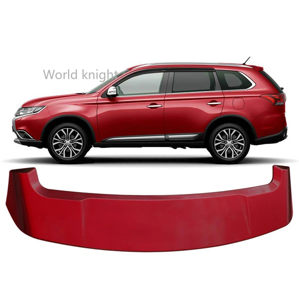 Traseiro Trunk Boot Spoiler para Mitsubishi Outlander, Car Styling ...