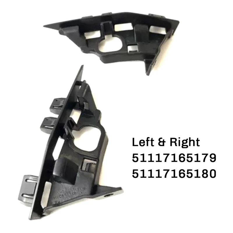 1-Pair-Front-Bumper-Support-Brackets-Front-Left-Right-51117165179 ...