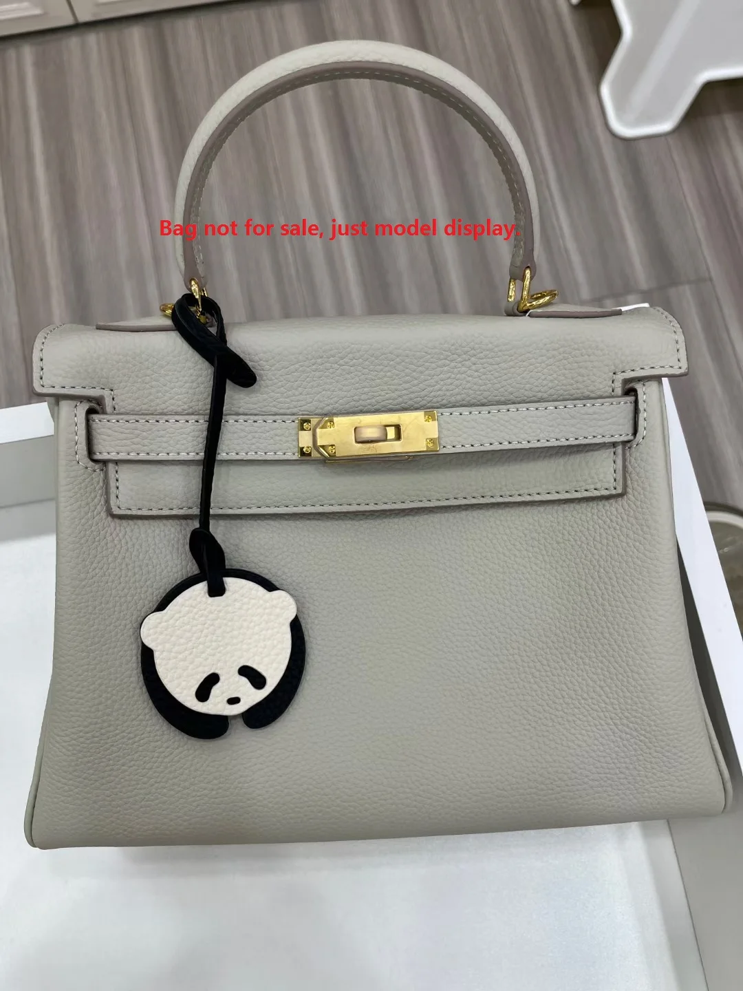 Lovely-Grained-Leather-Panda-Bag-Charm-Handbag-Hanging-Decoration ...