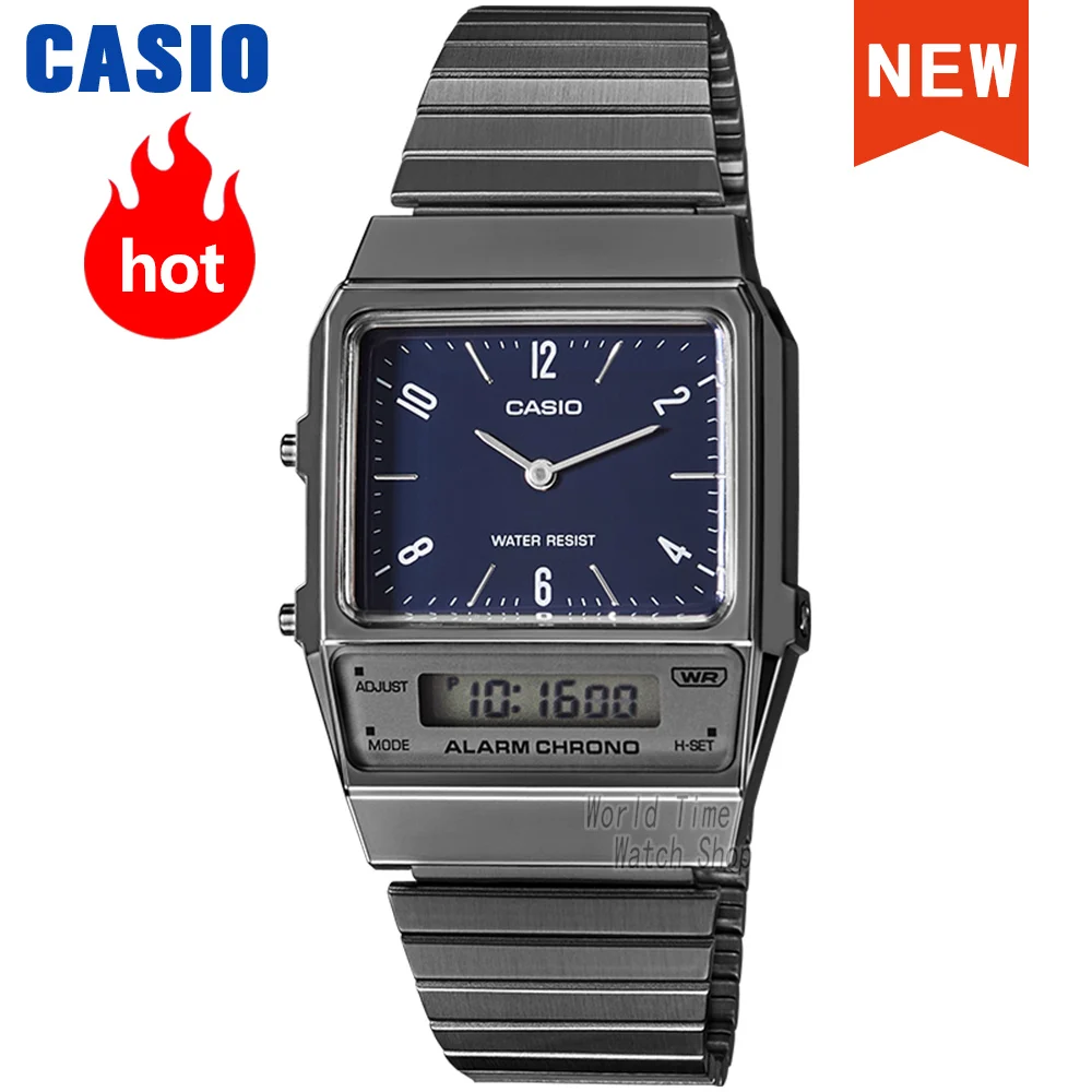 Reloj-Casio-de-marca-superior-conjunto-de-lujo-reloj-cuadrado-peque-o ...