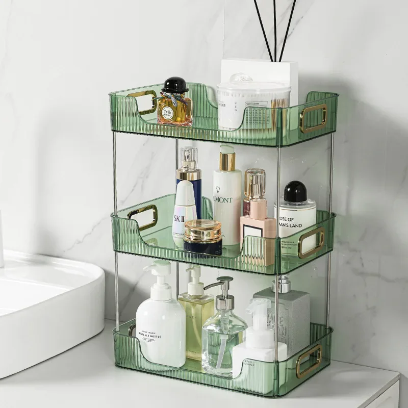 Desktop-Cosmetic-Rack-Bathroom-Shampoo-Skincare-Products-Holder-Large ...