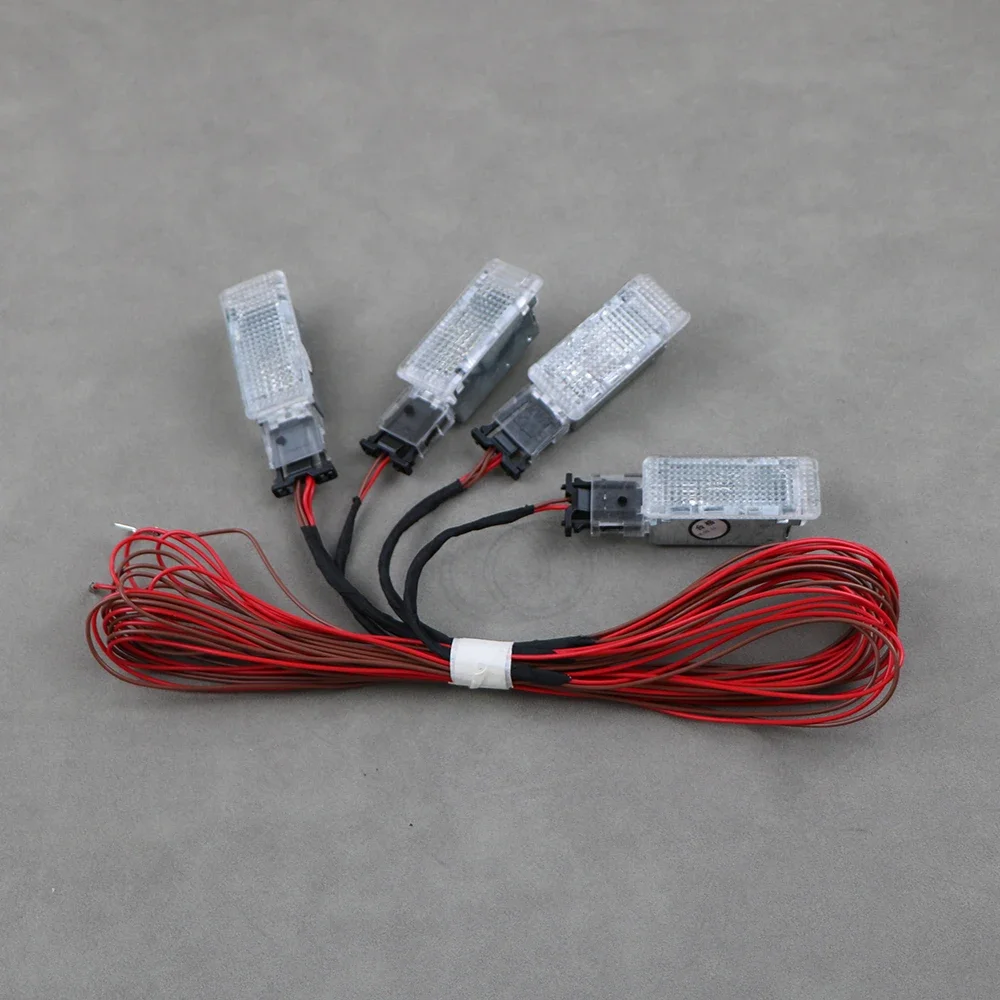 Set Genuine Footwell Light Foot Lamps For VW Golf 6 Jetta MK5 MK6 ...