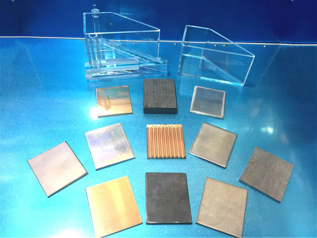 Hall Groove Electroplating Anode Plate Special For Hull Cell Testing ...