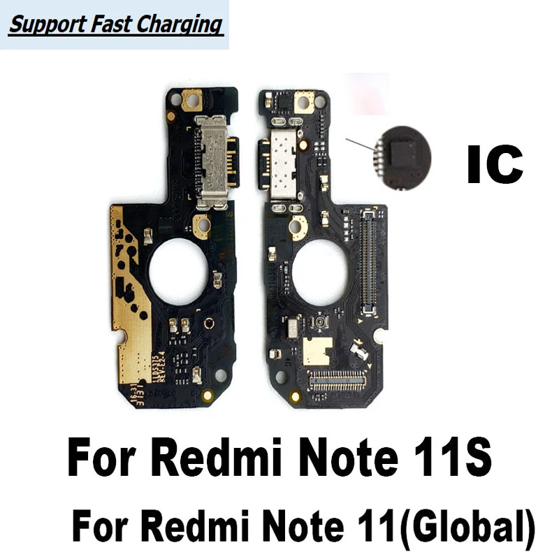 For Xiaomi Redmi Note 11 11S USB Charging Port Mic Microphone Dock ...