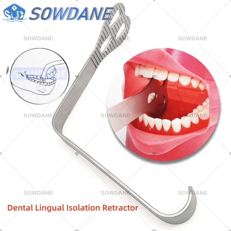 1pc Dental Lingual Isolation Retractor Mouth Retractor Dental ...
