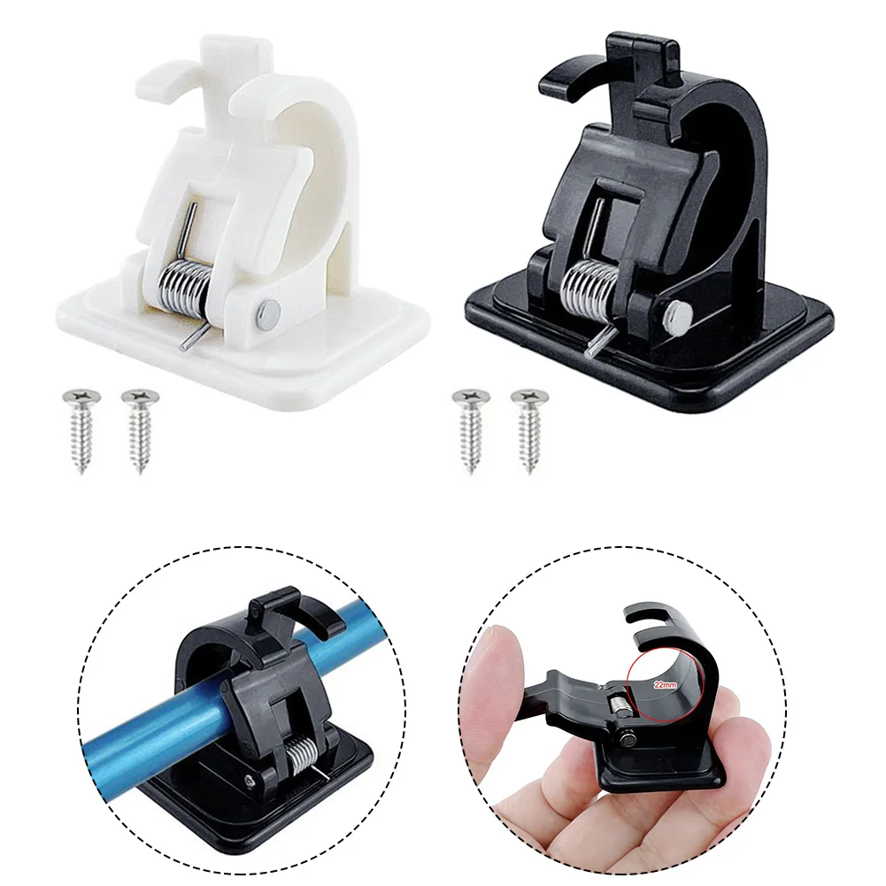 ABS-Plastic-Fishing-Rod-Rack-Holder-Wall-Mounted-Fishing-Pole-Clamps ...