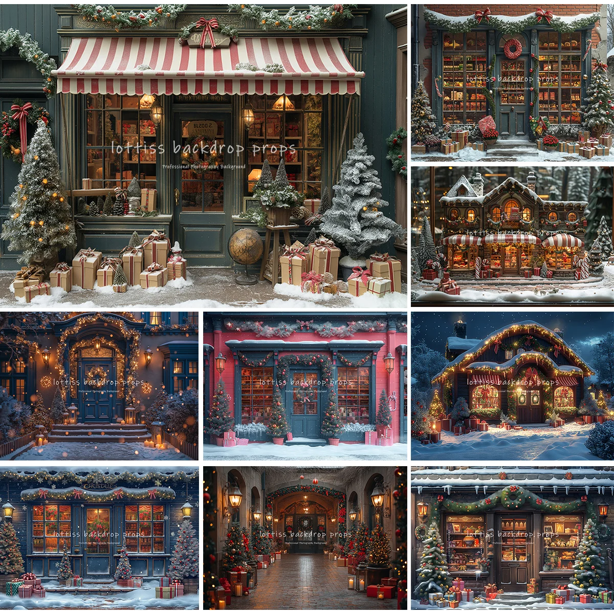 Christmas Store Fronts: The Ultimate Backdrop for Holiday Photoshoots ...