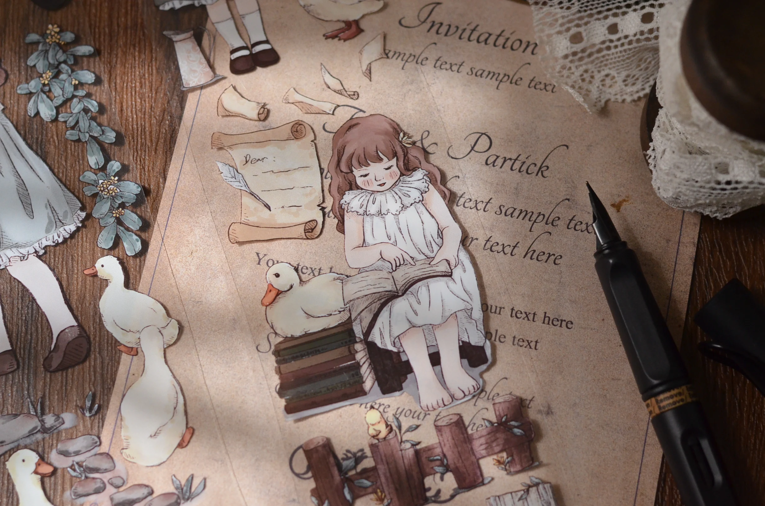 Rollo-Vintage-de-5-metros-cinta-Washi-y-pegatina-de-papel-para-mascotas ...