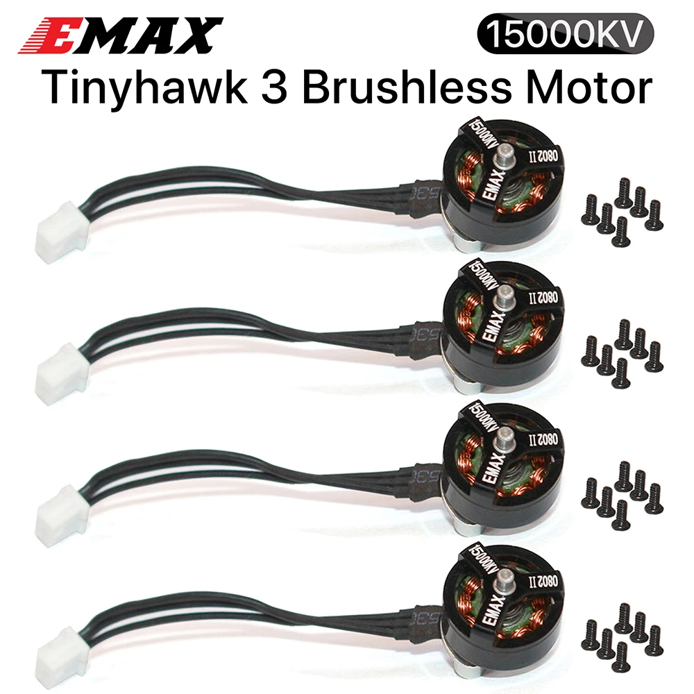 Emax Tinyhawk 3 0802 Ii 15000kv Brushless Motor Fpv Racing Drone Motors ...