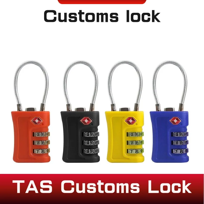 New-TSA-Customs-Colorful-Code-Lock-for-Travel-Luggage-Password ...