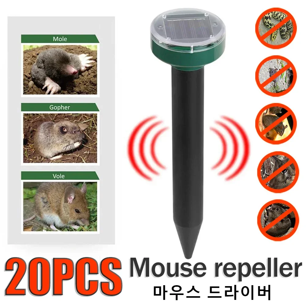 Solar-Ultrasonic-Electronic-Mouse-Repeller-Snake-Repeller-Insect ...