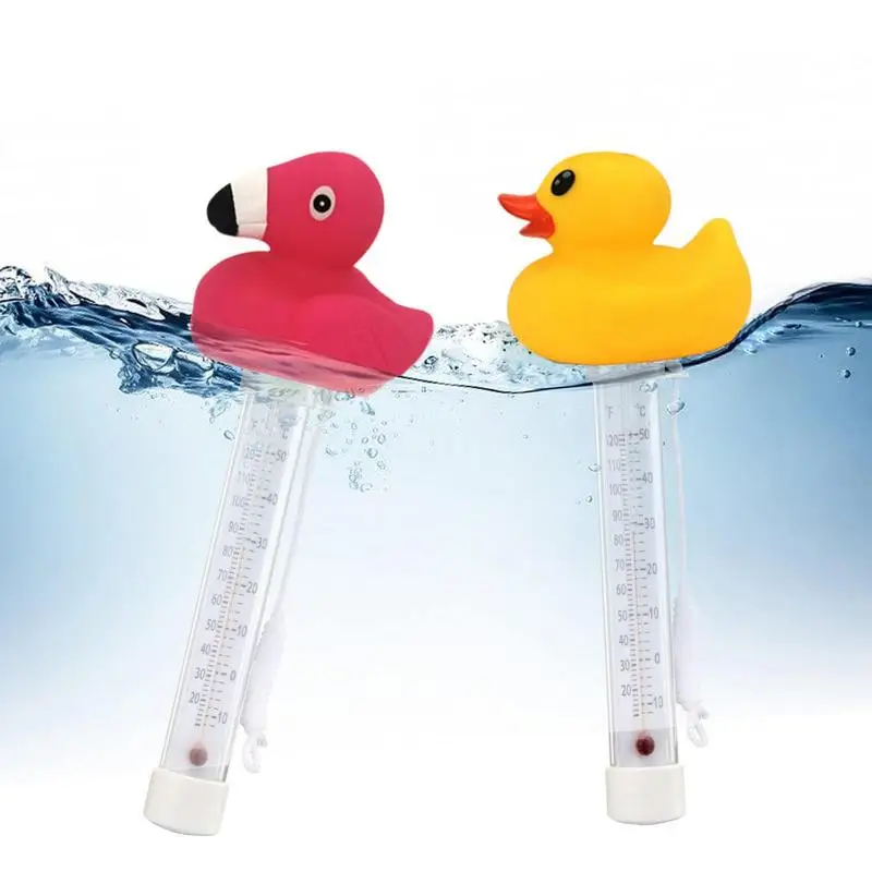 Floating Pool Thermometer Water Temperature Thermometers With String ...