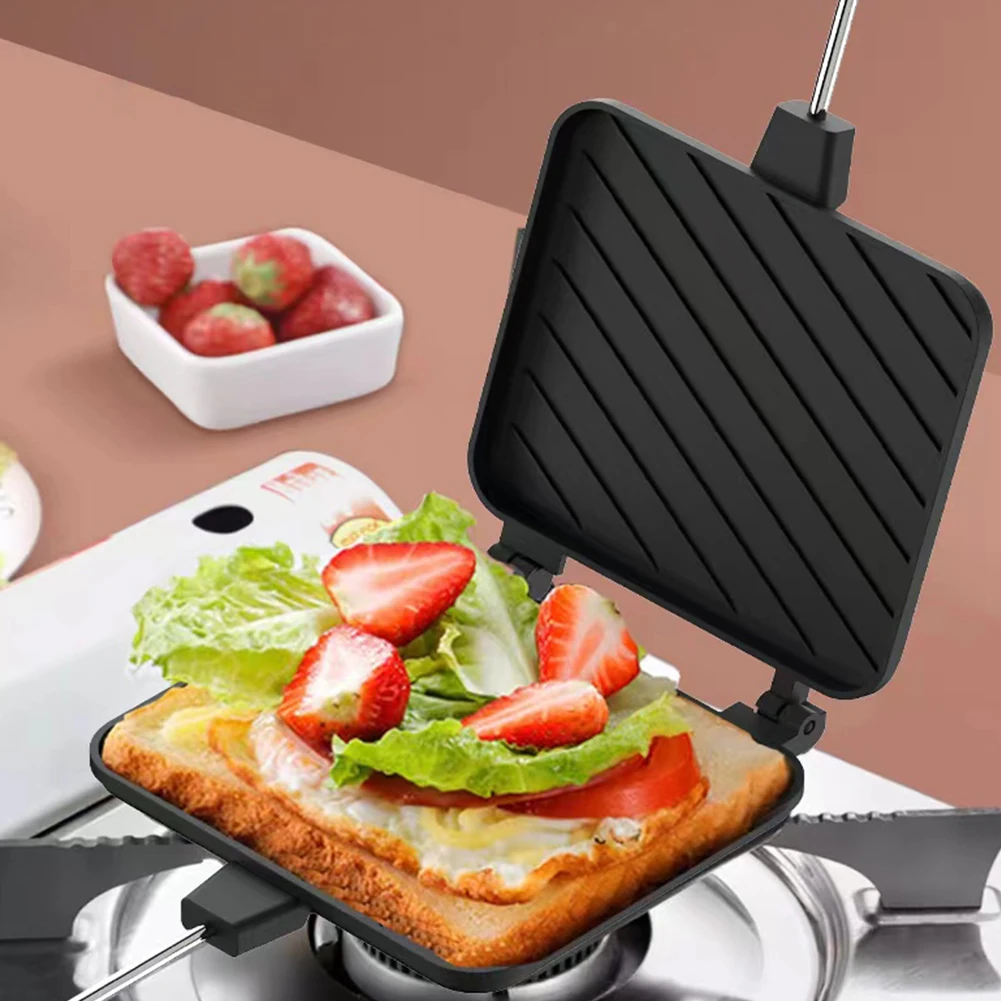 Hot-Dog-Toaster-Double-Sided-Sandwich-Baking-Pan-High-Temperature ...