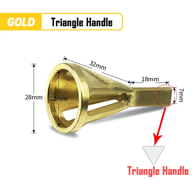 Deburring External Chamfer Tool Metal Hex Triangle Trimming Drill Bit ...