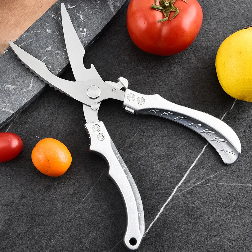 Professional-Chicken-Bone-Scissors-Stainless-Steel-Turkey-Meat-Fish ...