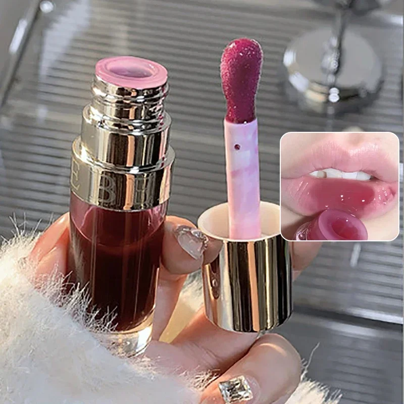 Jelly-Violet-Glass-Lip-Oil-Moisturizing-Transparent-Plumper-Lip-Gloss ...