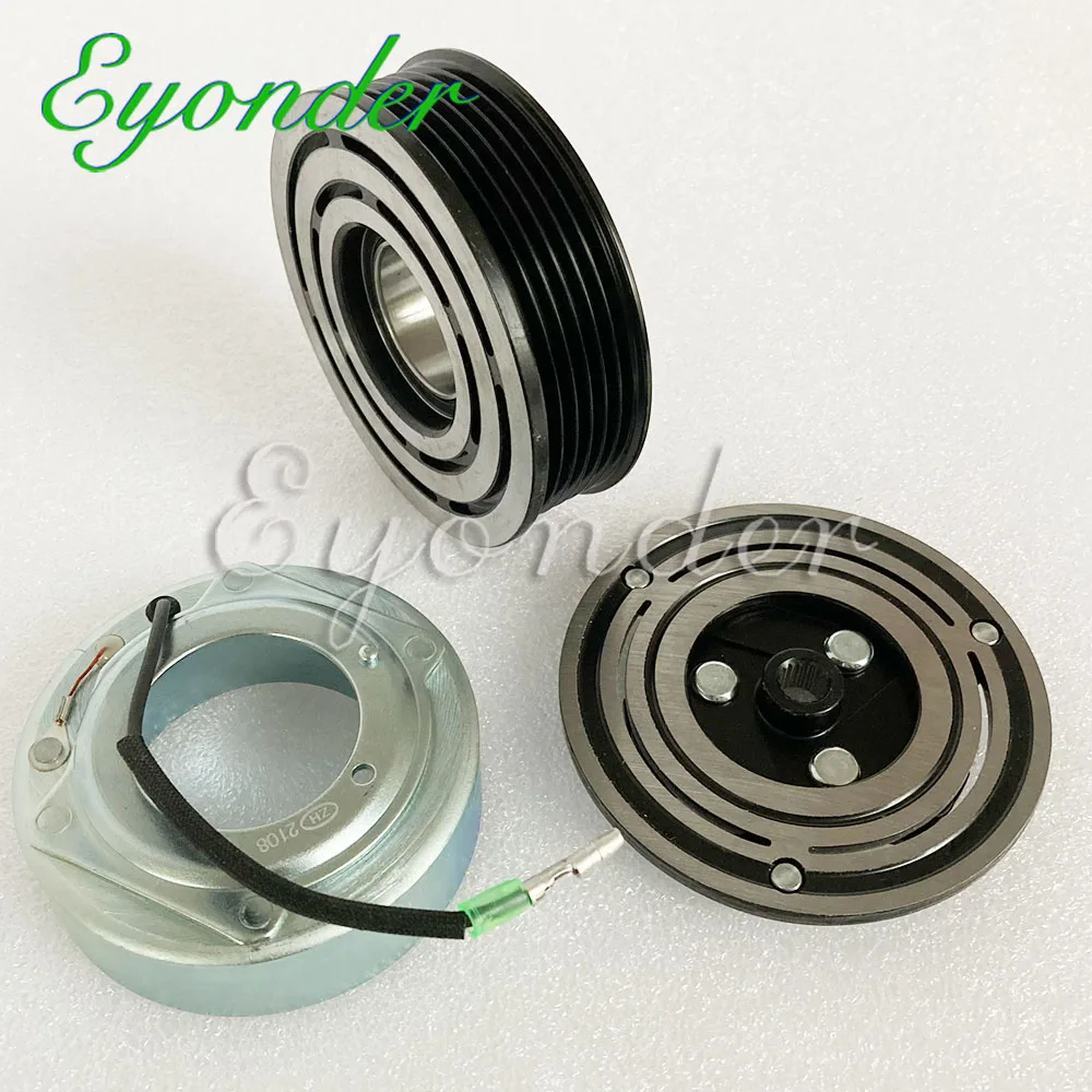 A/c Air Conditoning Cooling Pump Compressor Clutch Assembly Pulley Set ...