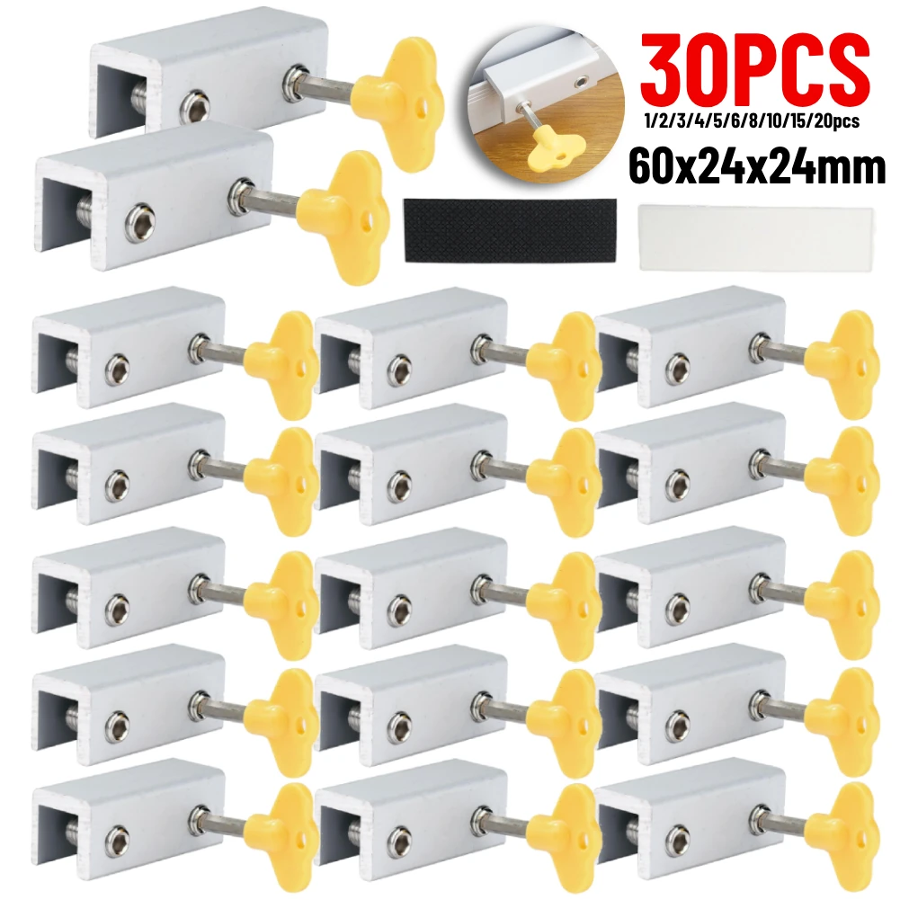 1-30pcs-Door-Locks-Sliding-Window-Security-Lock-with-Shim-Aluminum ...