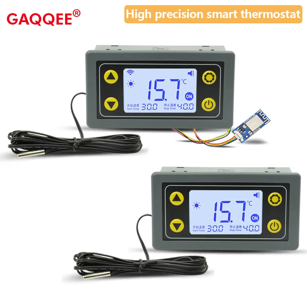 WI-FI-RC-Smart-High-Precision-Thermostat-DC6-30V-Temperature-Controller-Module-Refrigeration ...