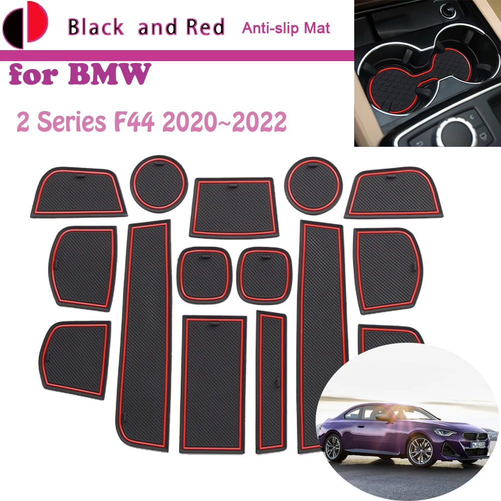 Rubber Mat Door Groove For Bmw 2 Series Gran Coupé F44 2020~2022 Cup ...