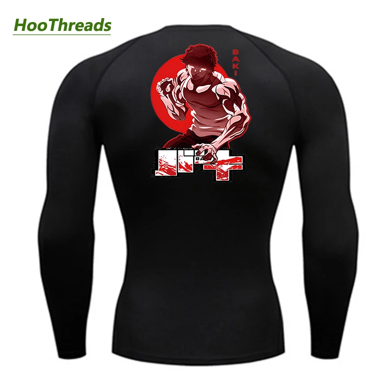 Anime-Baki-Compression-Shirts-for-Men-Gym-Workout-Fitness-Undershirts ...
