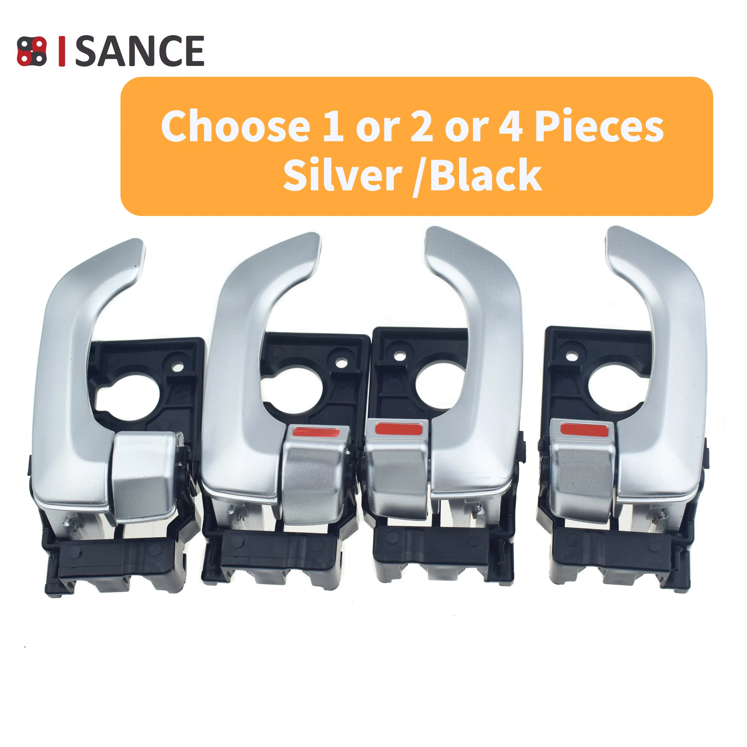 Black-Silver-Inside-Door-Handle-Front-Rear-Left-Right-82610-2G000-For ...