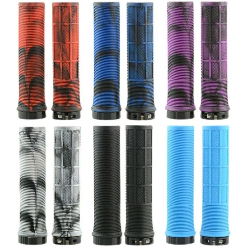 TPR-Bicycle-Grips-Integrated-Bicycle-Handlebar-Grips-Aluminum-Alloy ...