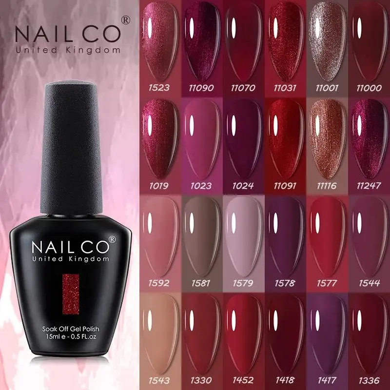 NAILCO-15ml-Autumn-Brown-Colors-Series-Gel-Varnish-Coffee-Gel-Nail ...